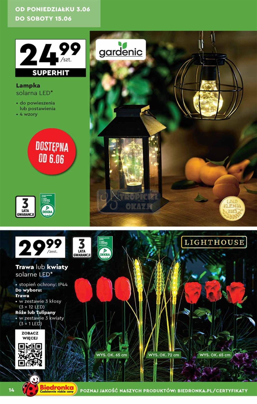 Gazetka promocyjna i reklamowa Biedronka, "Okazje tygodnia", od 03/06/2024 do 15/06/2024, s.14