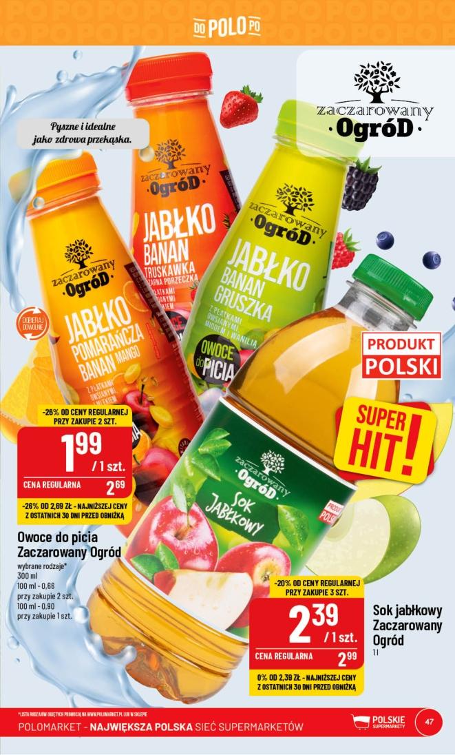 Gazetka promocyjna i reklamowa POLOmarket, "Polomarket", od 28/06/2023 do 04/07/2023, s.47