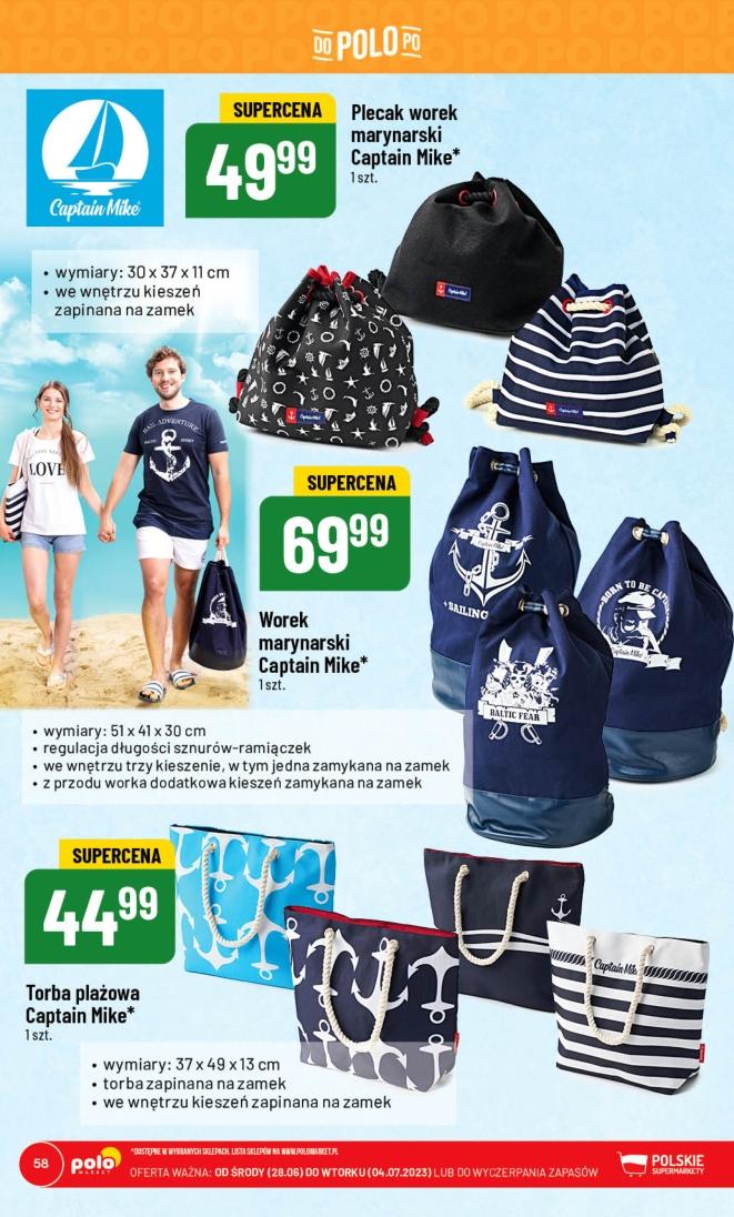 Gazetka promocyjna i reklamowa POLOmarket, "Polomarket", od 28/06/2023 do 04/07/2023, s.58