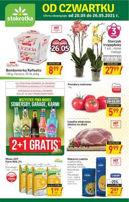 Stokrotka gazetka promocje oferta 20.05.2021 maj